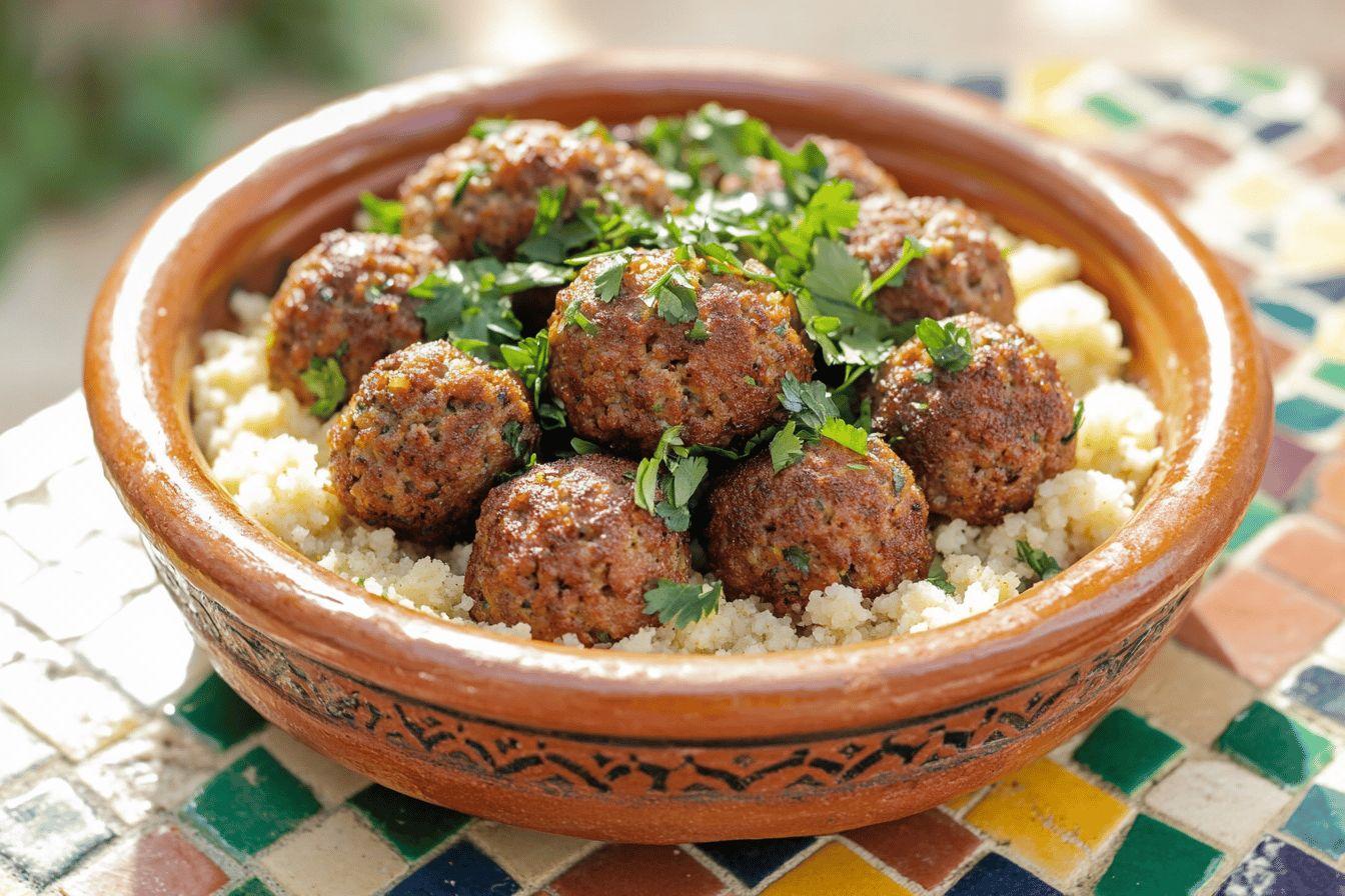 Recette kefta marocaine traditionnelle en sauce tomate
